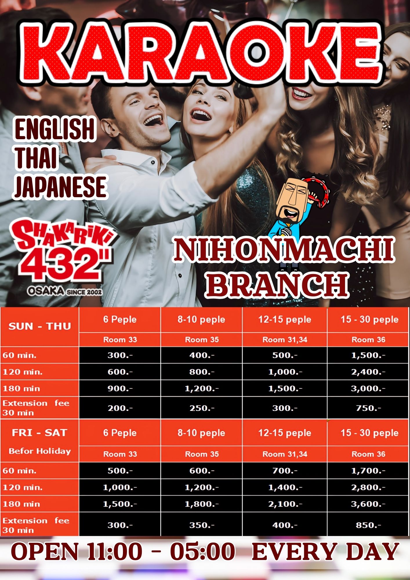 SHAKARIKI 432″ NIHONMACHI - Shakariki432"